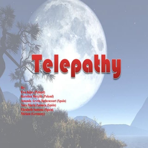 Telepathy | PPT