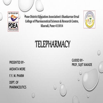 Telepharmacy | PPTX