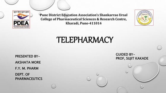 Telepharmacy | PPT