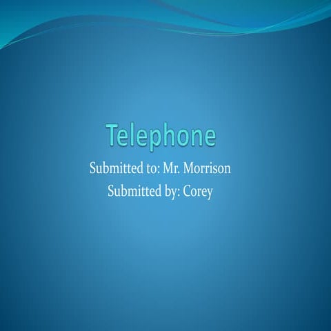 Telephone | PPTX