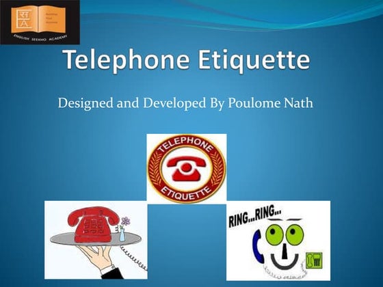 Presentation: Telephone Etiquette | PPT