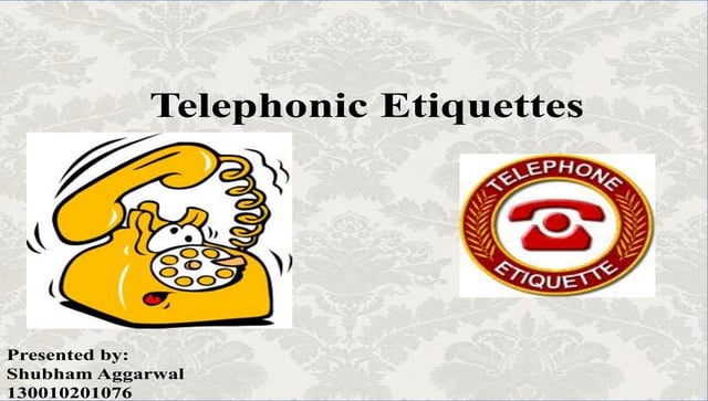 Important Telephone Etiquette Tips | PPT
