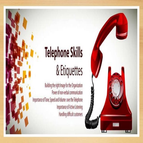 Professional telephone etiquette | PPTX