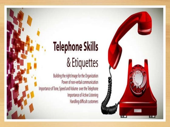 Presentation: Telephone Etiquette | PPT