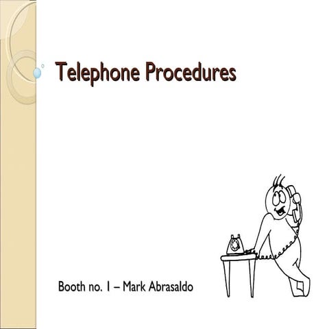 Telephone Procedures | PPT