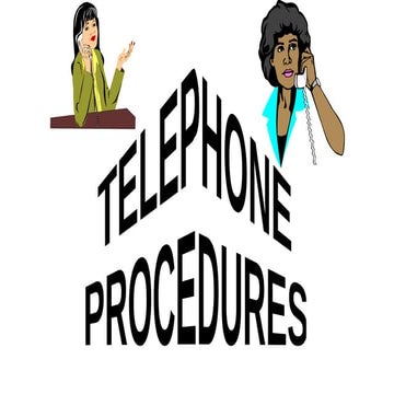 Telephone Procedures and Etiquette.ppt 2x | PPTX