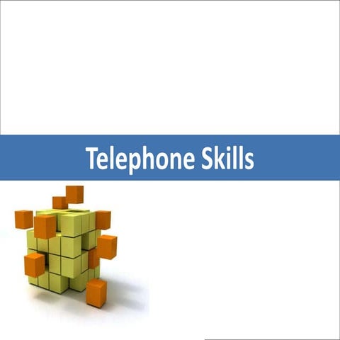 Telephone skills | PPTX