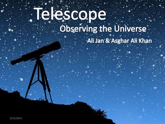 Telescopes Power Point Ppt