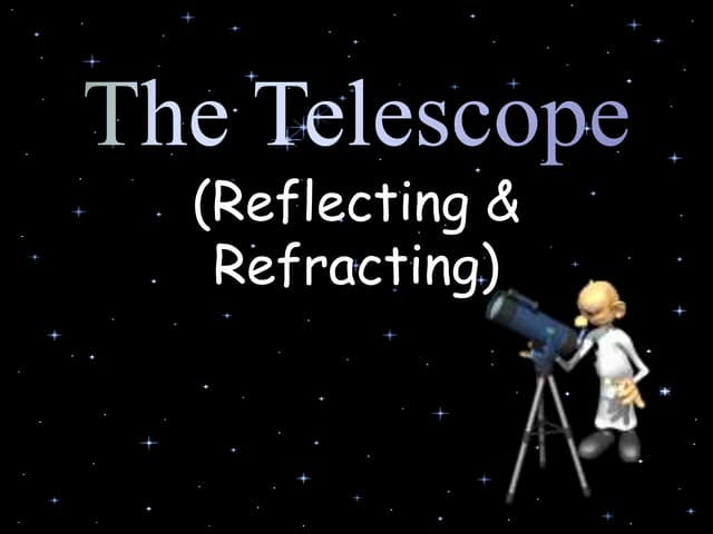 Introduction to astronomy telescopes-astrophotography | PPTX