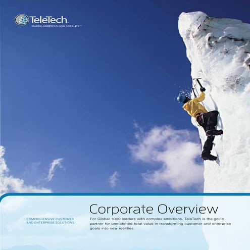 Tele Tech Corporate Overview | PDF