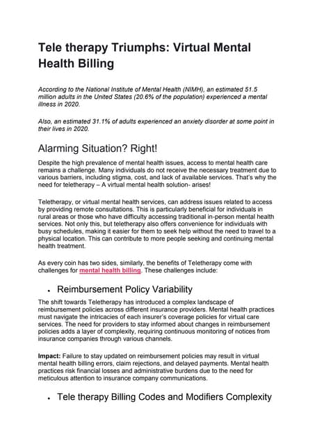 Teletherapy Triumphs_ Virtual Mental Health Billing.pptx