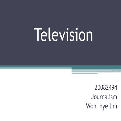 Television | PPTX