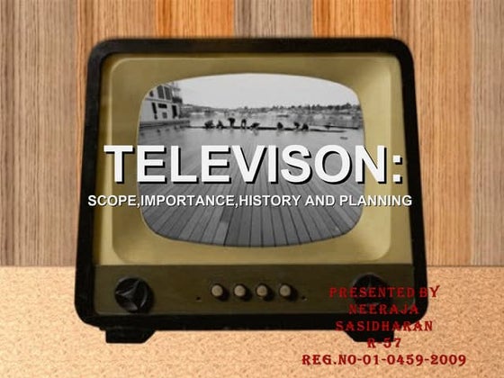 The History of Television | PPTX | History | Genres