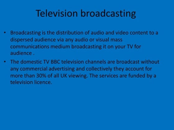 British Broadcasting Legislation | PPT