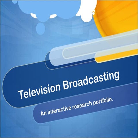Television broadcasting page 1 | PPTX