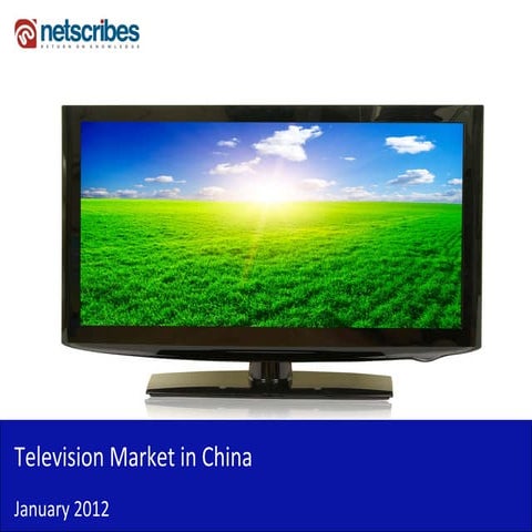 Market Research Report : Television Market in China 2012 | PDF