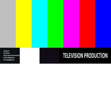 Television production | PPT