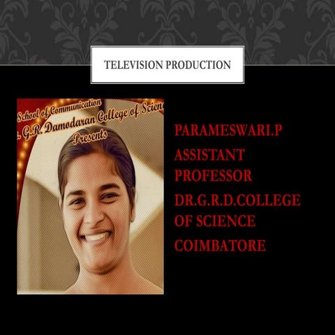 Television production basic system | PPT