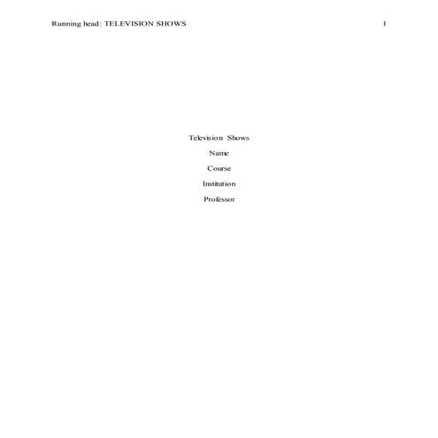 Different types Television shows and documentaries | PDF