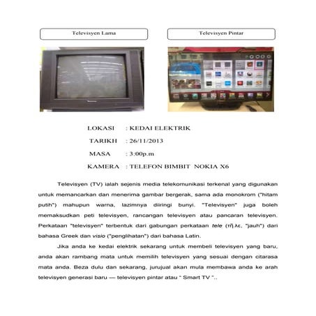 Televisyen lama dan televisyen moden | DOCX