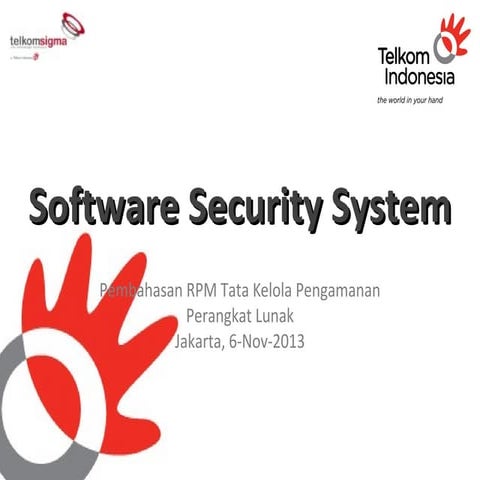 Telkom Sigma Software Security System v1 | PPT | Information and Network Security | Computing