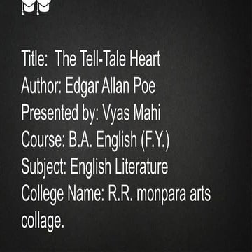 Tell-tale heart by Edgar Allan Poe .pptx