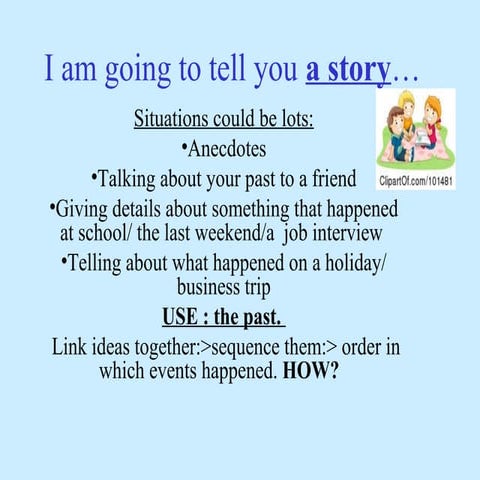 Telling a story | PPTX