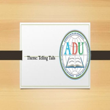 telling tails for developing our materials | PPT
