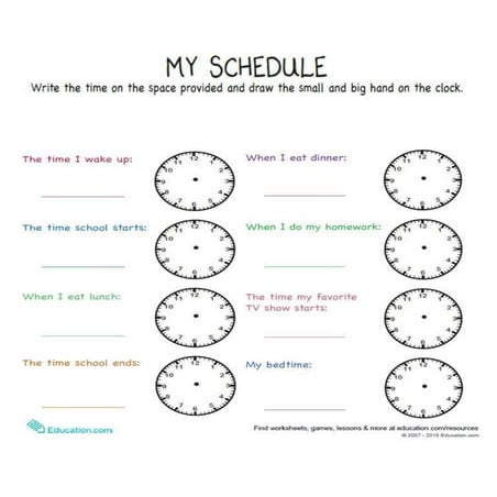 Telling the time | PDF