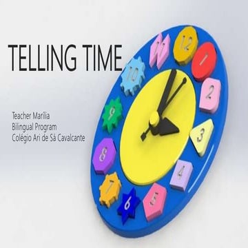 Telling time | PPTX
