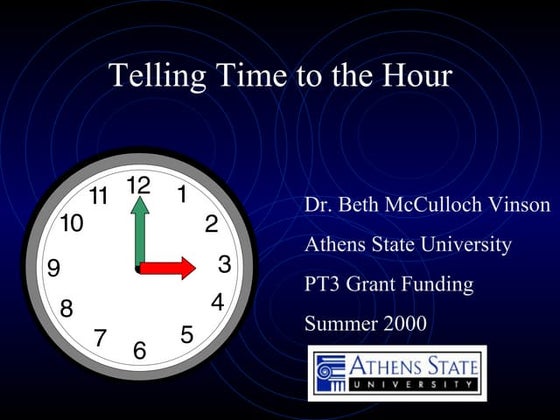 3rd grade time powerpoint | PPT