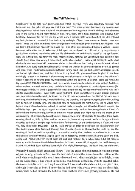 The tell tale-heart_0 | PDF