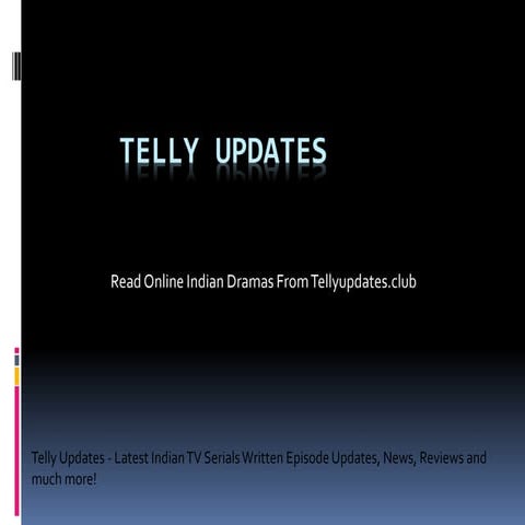 Telly updates | PDF
