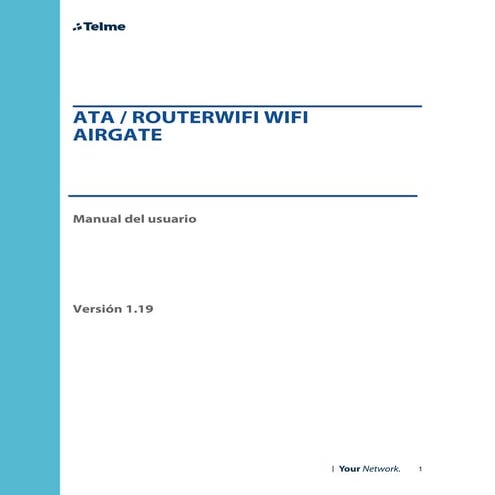 [Telme]Air Gate User Guide Esp | PDF