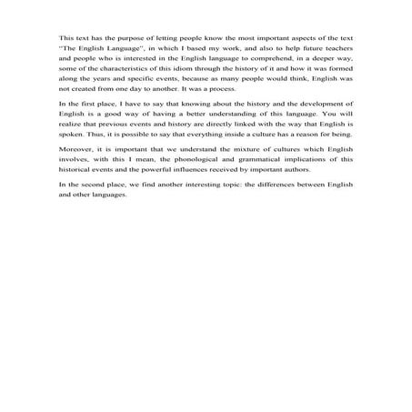 The english language | DOCX