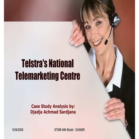 Case Study: Telstra Telemarketing | PDF