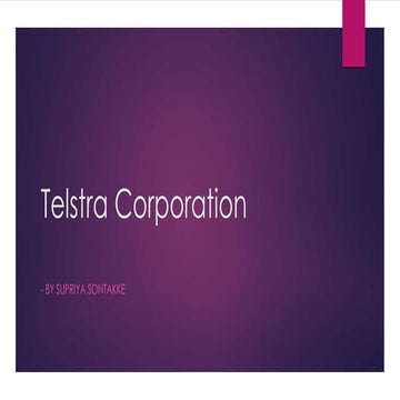 Telstra corporation 22 11-2016 | PPTX