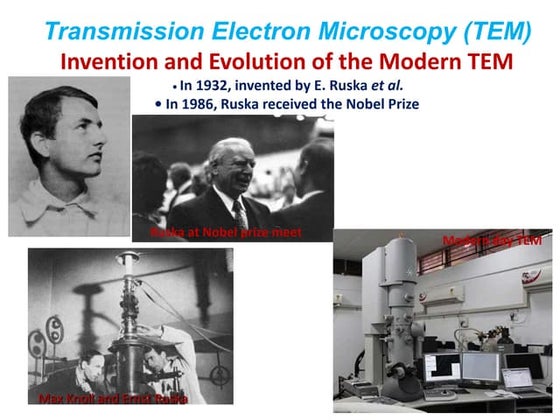 Principle & Applications of Transmission Electron Microscopy (TEM ...