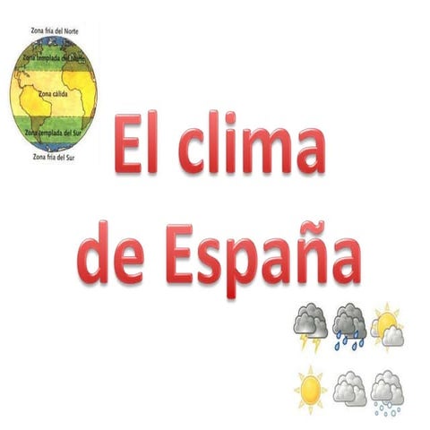 El clima | PPTX