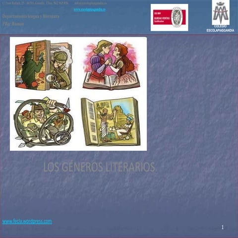 TEMA 2 (LOS GÉNEROS LITERARIOS)-Orientaciones.pptx
