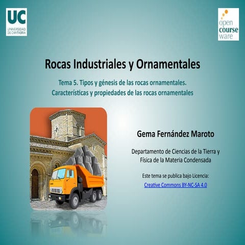 rocas ornamentales y sus usos y como se extrae | PDF