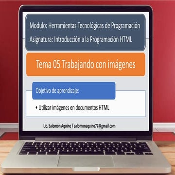 Tema 05 trabajando con imagenes en html | PDF