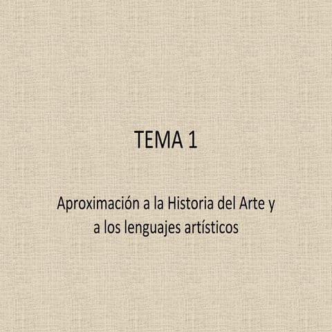 Tema 1 | PPT