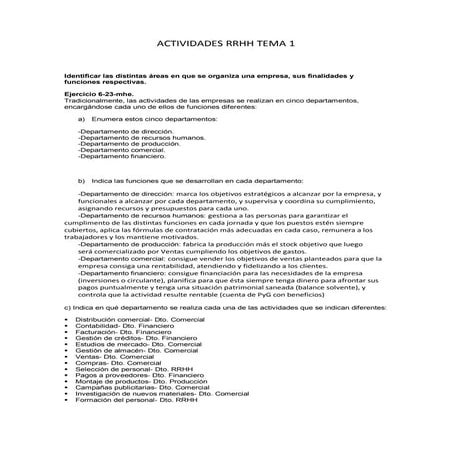 Rrhh tema 1 | PPT