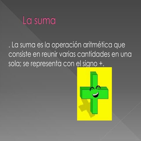 LA SUMA | PPTX