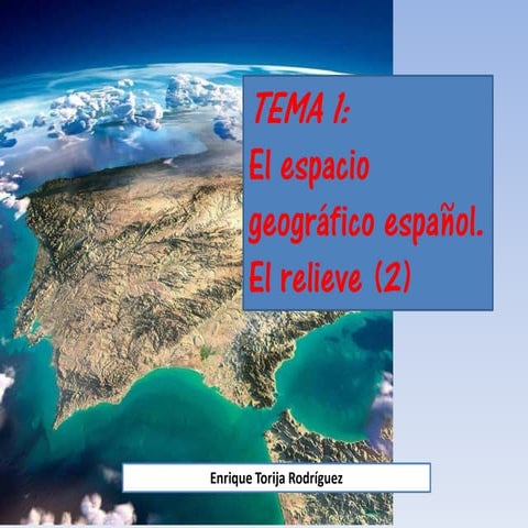 Tema 1 - El relieve (2) | PDF