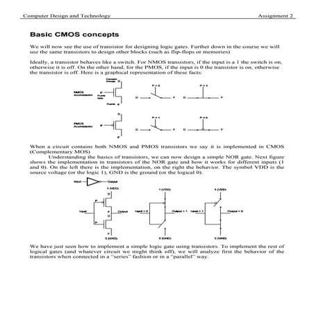 CMOS logic circuits | PDF