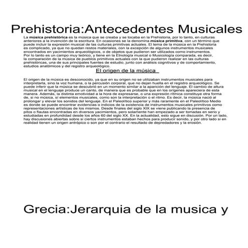 La música en grecia | PDF