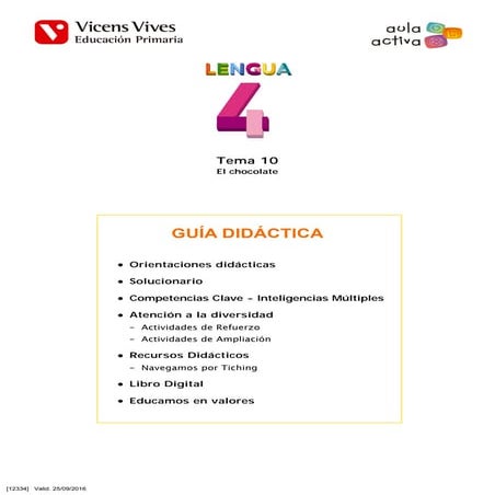 Tema 10 lengua 4 primaria | PDF
