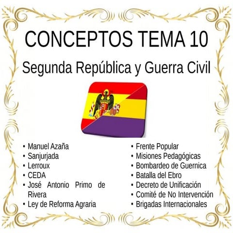 Conceptos historia 2º bachillerato 2019 CyL | PDF